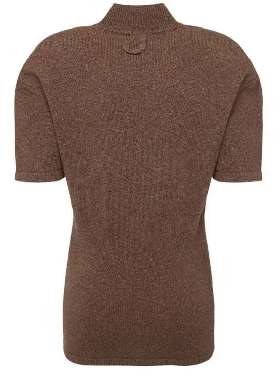 Jacquemus La Maille Castagna Wool Blend Sweater - Brown
