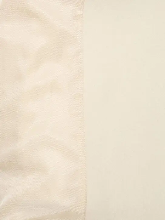 Jacquemus Le Caban Ovalo Wool Coat - White