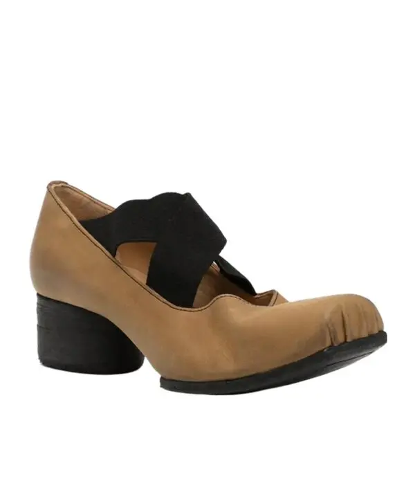 UMA WANG Square Toe Mid Heel Ballerinas