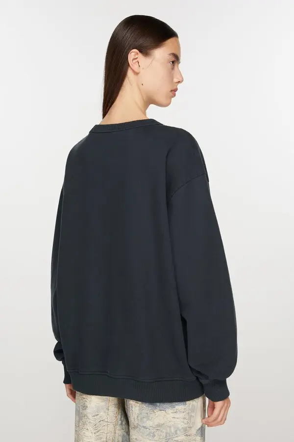 Acne Studios Logo Print Crewneck Sweatshirt