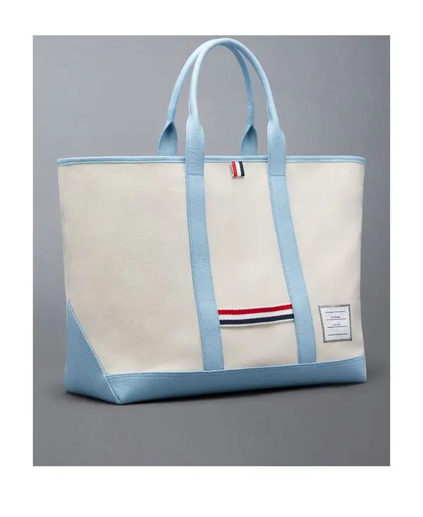 Thom Browne Medium Canvas Tote