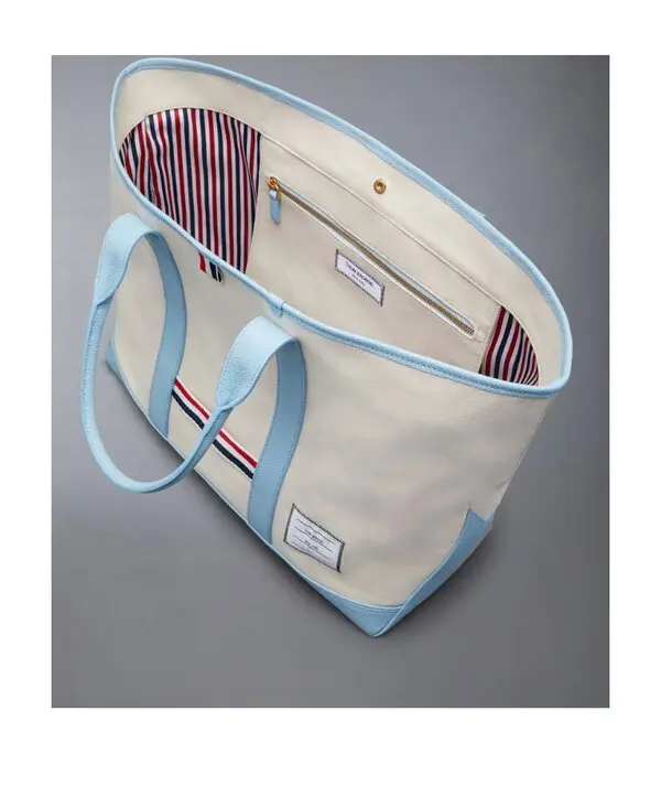 Thom Browne Medium Canvas Tote
