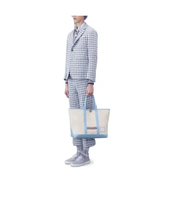 Thom Browne Medium Canvas Tote