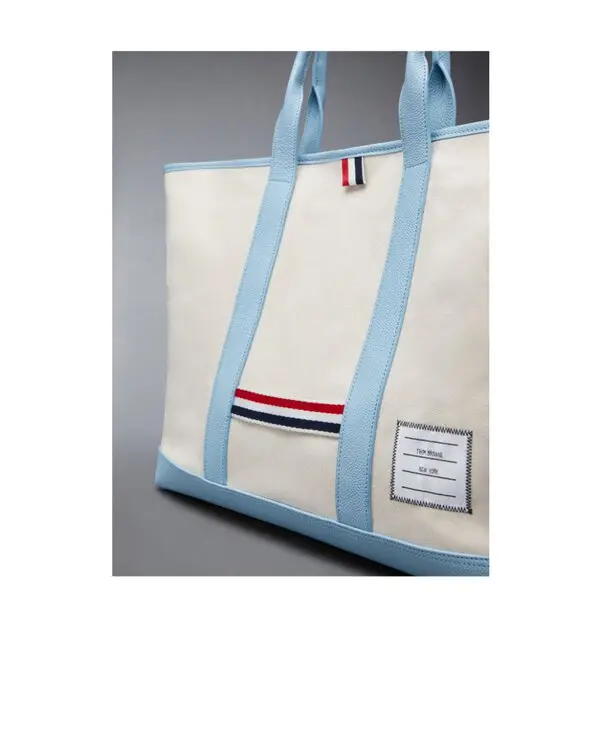 Thom Browne Medium Canvas Tote