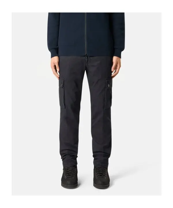 Stone Island Logo Patch Straight-leg Cargo Trousers