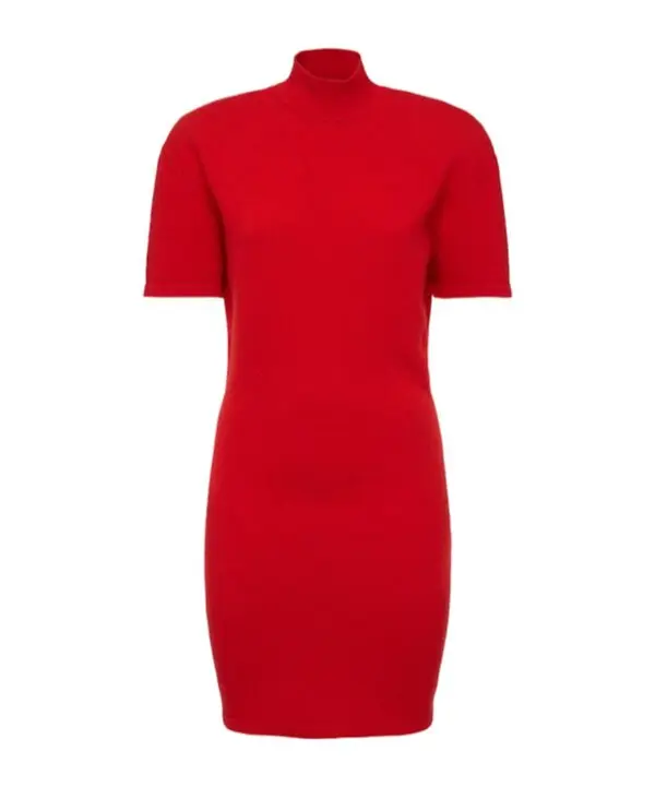 Jacquemus La Robe Maille Castagna Wool Mini Dress