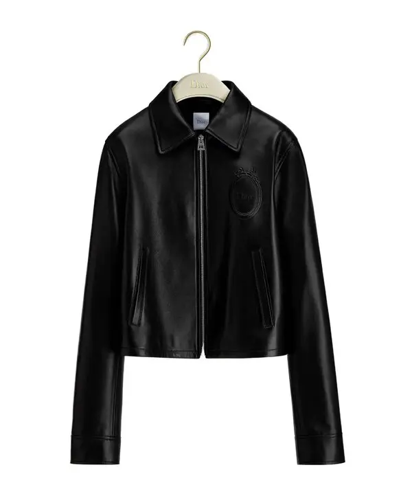 Dior Leather Médaillon Jacket