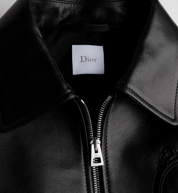 Dior Leather Médaillon Jacket