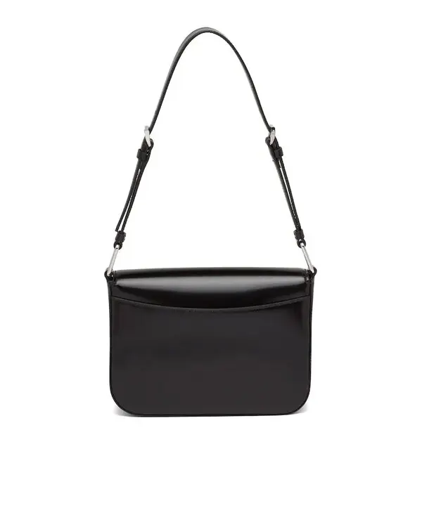 Prada Brushed Leather Shoulder Bag