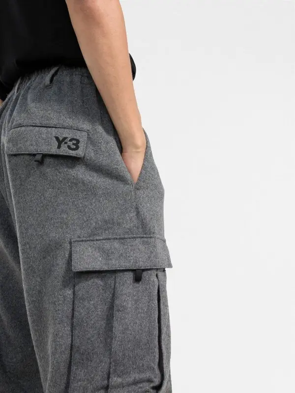 Y3 Wool-blend Cargo Pants