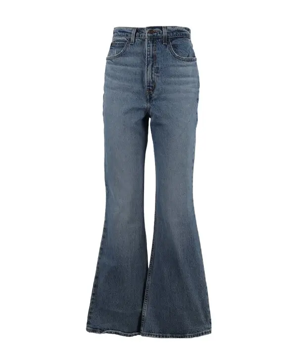 LEVI'S Logo Denim Flare Trousers