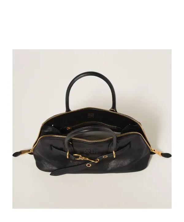 Miu Miu Top-handle Bag In Nappa Leather