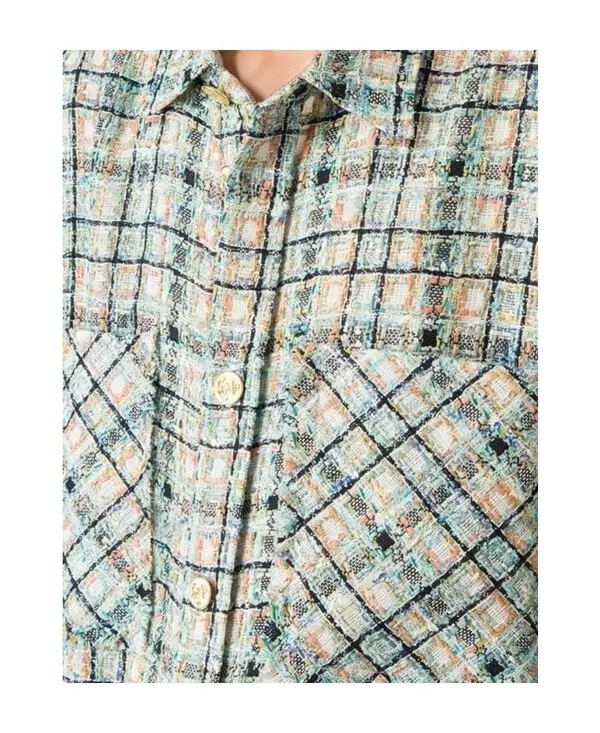 Faith Connexion Plaid Long Shirt
