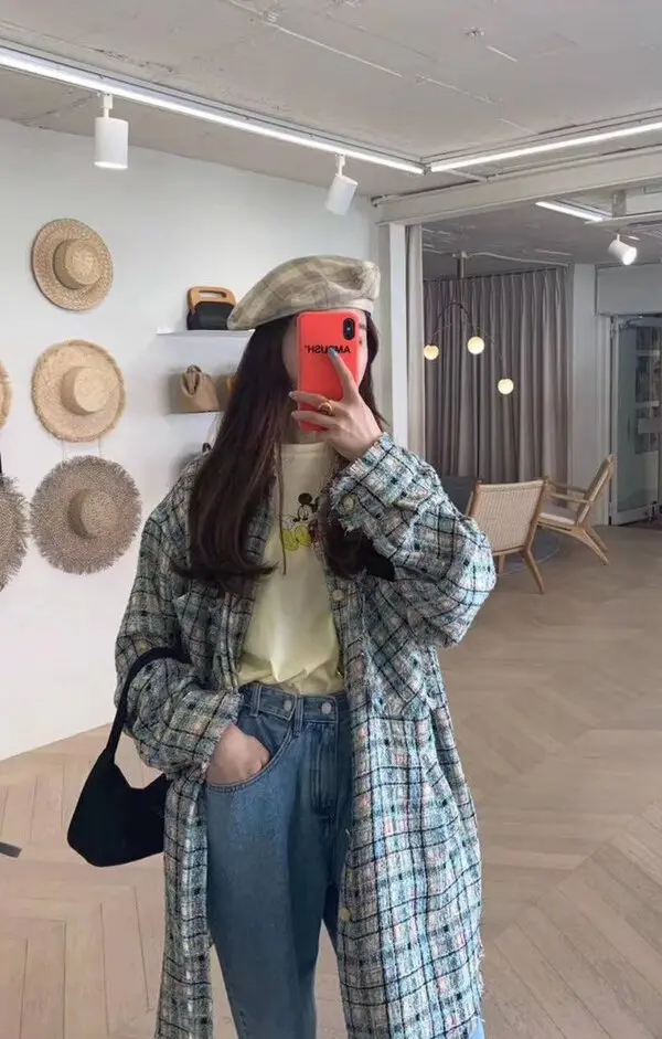 Faith Connexion Plaid Long Shirt