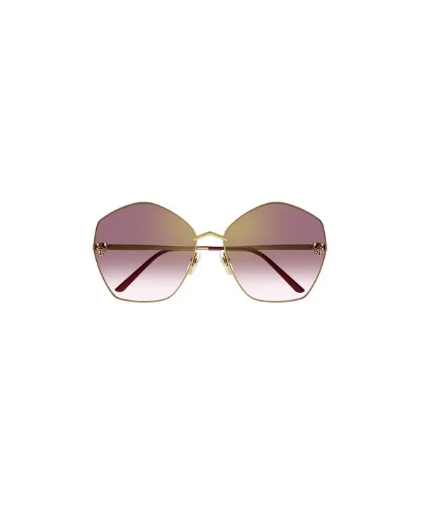 Cartier Logo Sunglasses - Brown