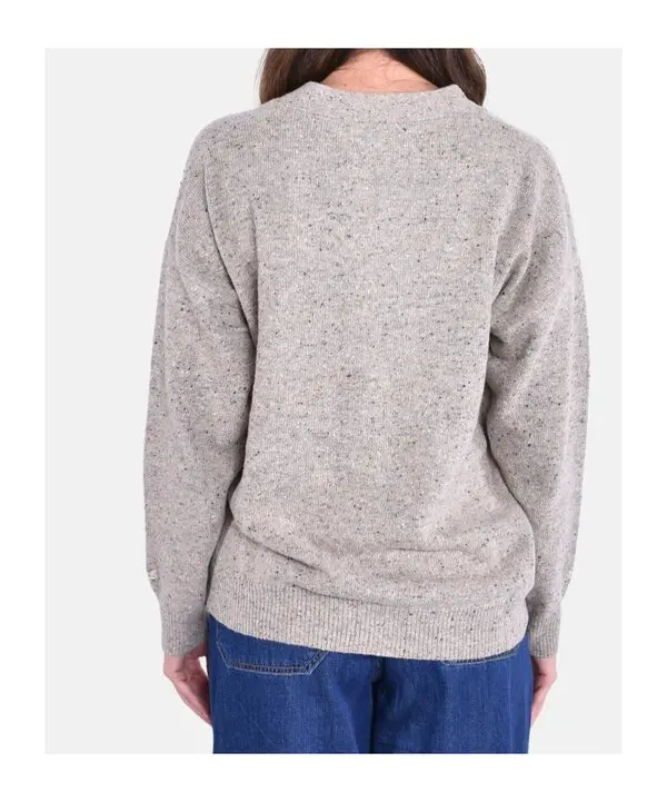 MC2 SAINT BARTH V-neck Long Sleeve Cardigan With Graphic Detail