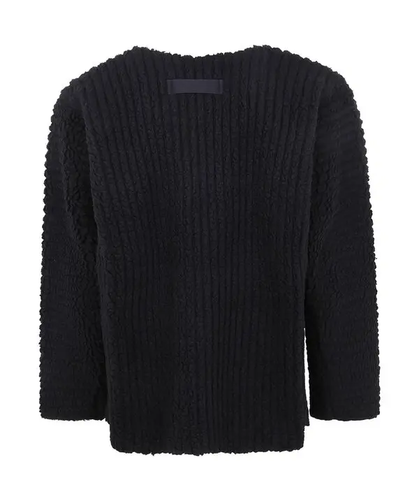 Issey Miyake Pleated Fleece-texture Zip-up Jacket