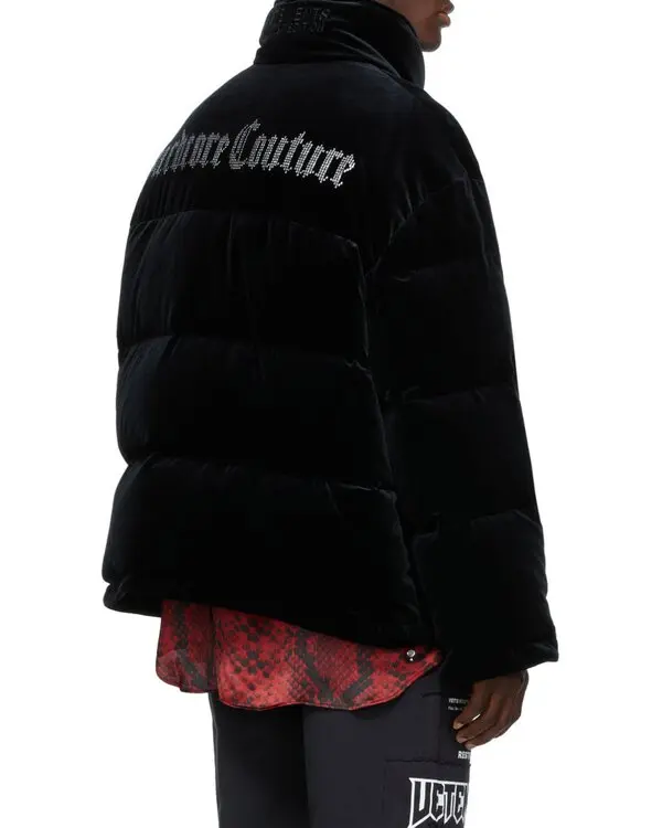 Vetements Crystal Logo Padded Jacket