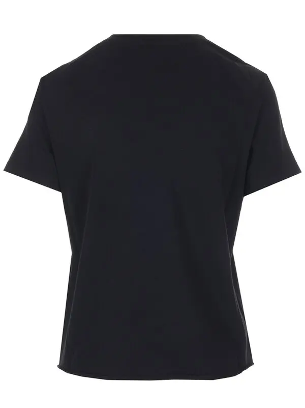 Saint Laurent Heart Logo Print T-shirt