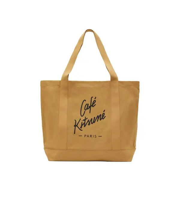 Maison Kitsuné Graphic Tote Bag - Brown
