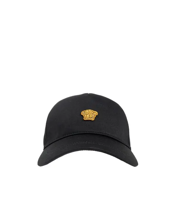 Versace Medusa Head Patch Baseball Cap - Black