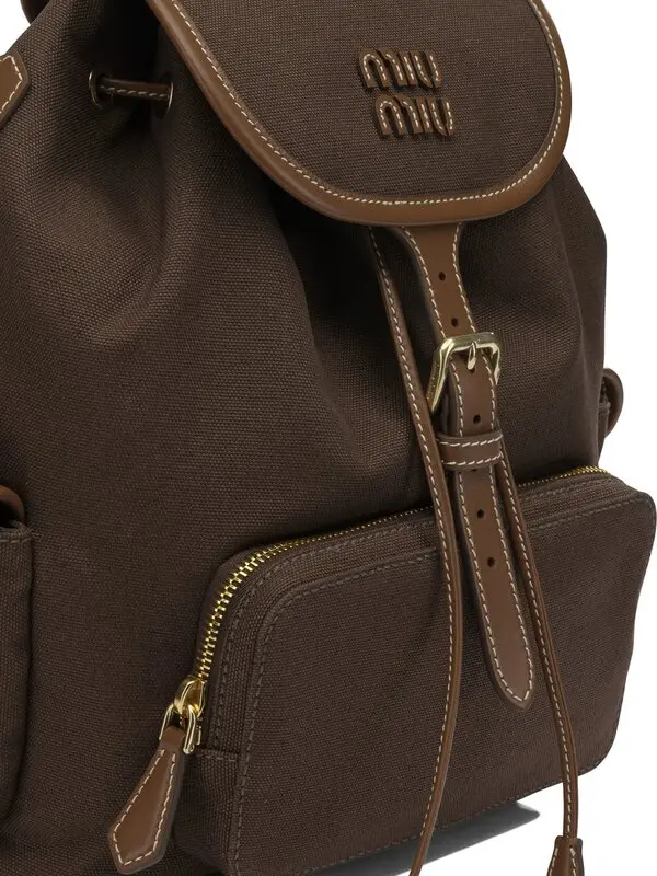 Miu Miu Logo Backpack