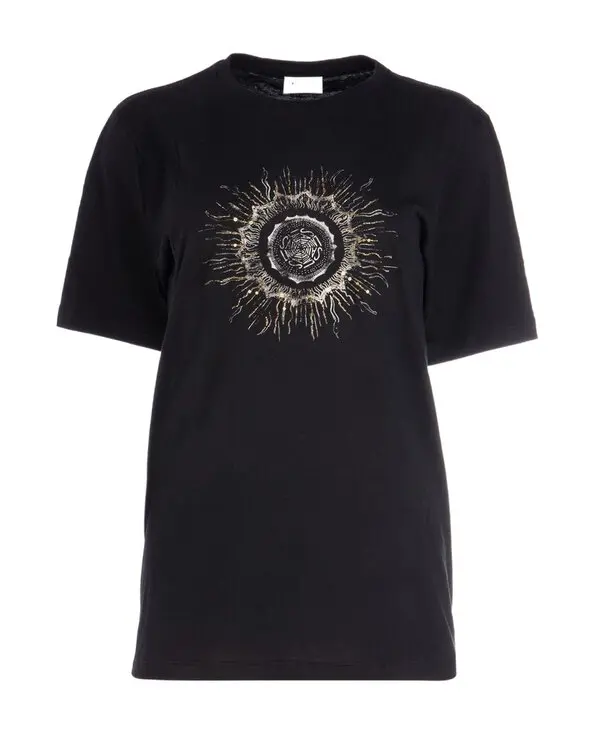 Saint Laurent Embellished Crewneck T-shirt