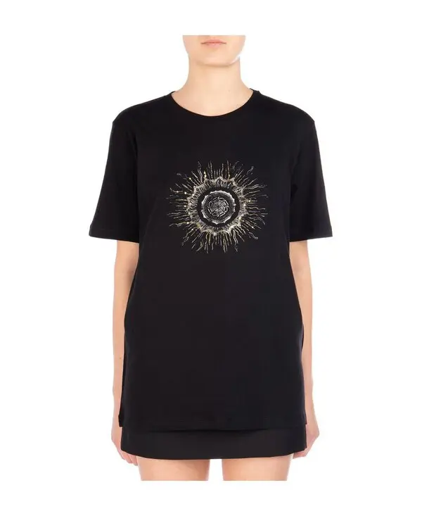 Saint Laurent Embellished Crewneck T-shirt