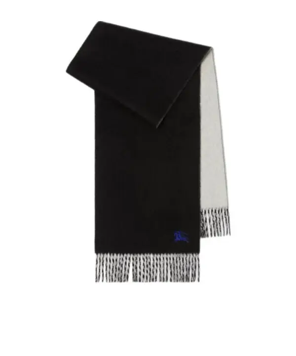 Burberry Reversible Cashmere Scarf - Black