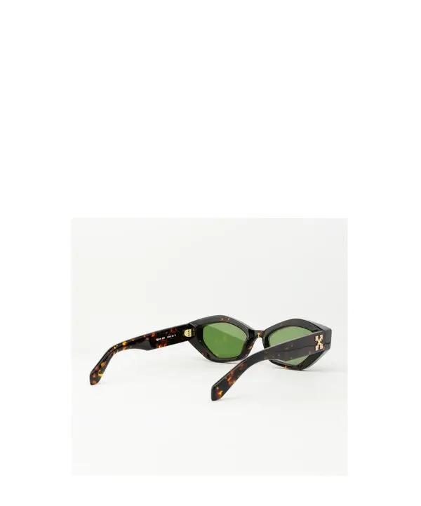 Off-White Full Rim Tortoiseshell Cat Eye Sunglasses