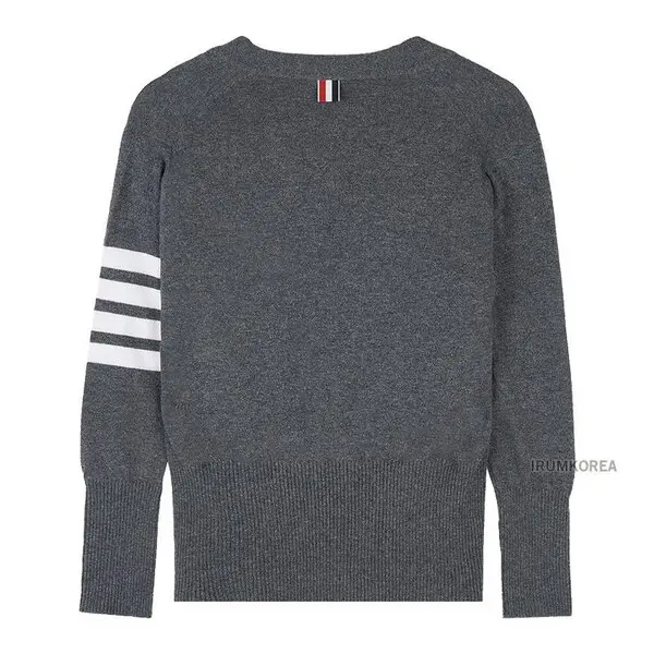 Thom Browne 4-bar Button-up Knit Cardigan - Black