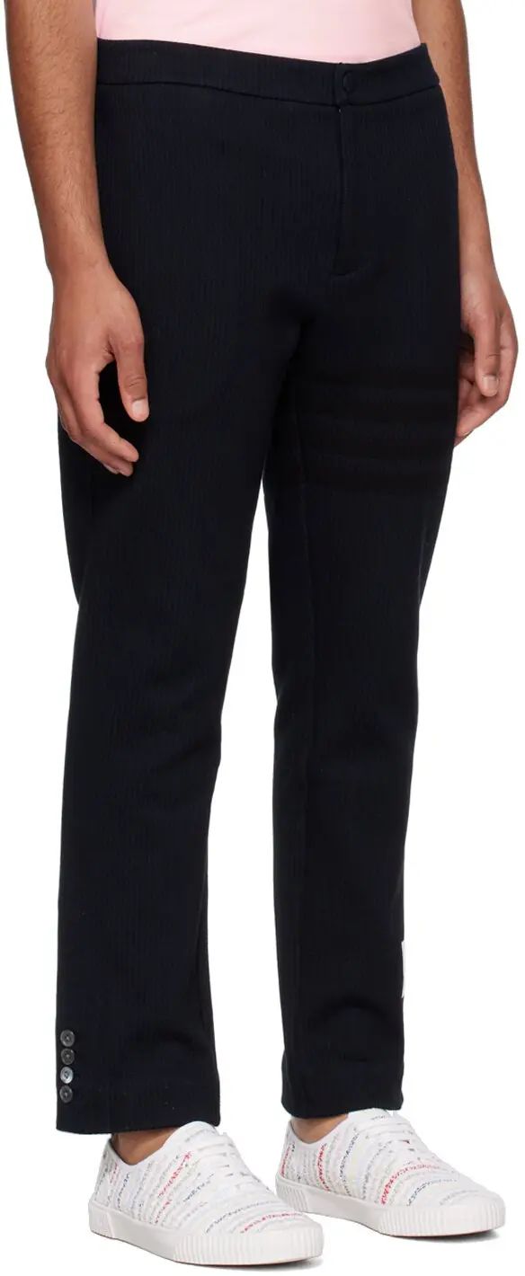 Thom Browne Cropped Pinstripe Trousers