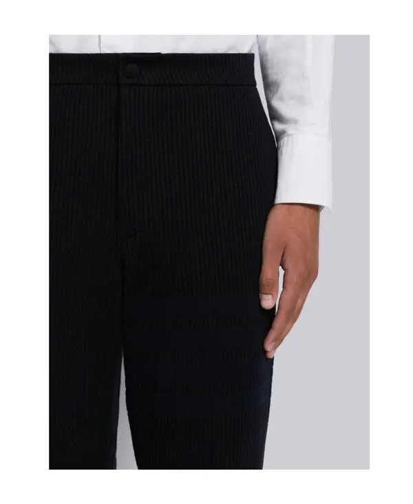 Thom Browne Cropped Pinstripe Trousers