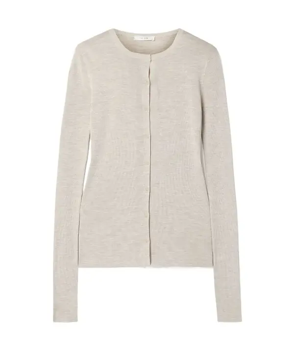 THE ROW Josette Button Cardigan