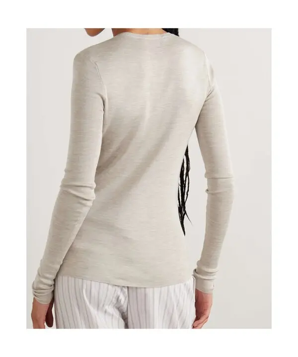 THE ROW Josette Button Cardigan