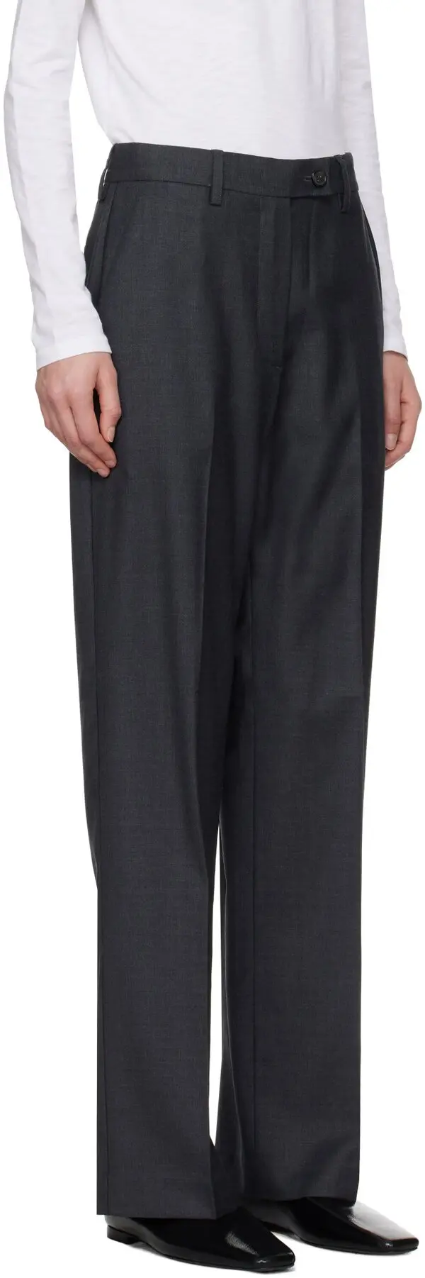 Co Relaxed-fit Wool Twill Trousers