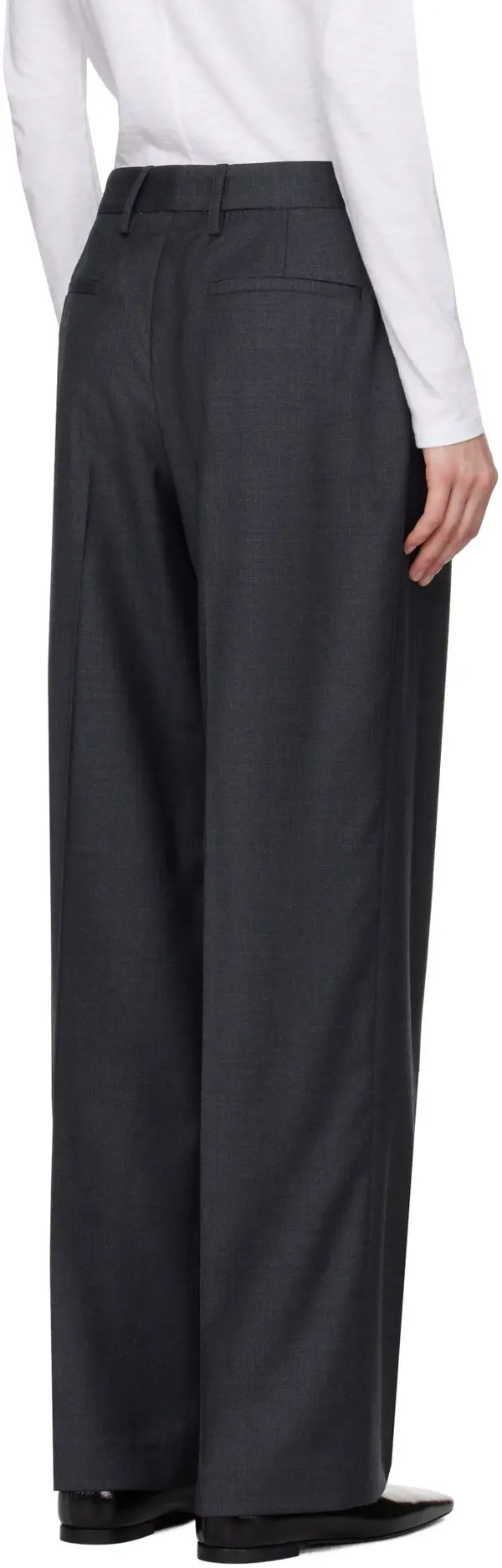 Co Relaxed-fit Wool Twill Trousers