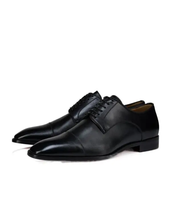 CHRISTIAN LOUBOUTIN Almond Toe Lace-up Shoes