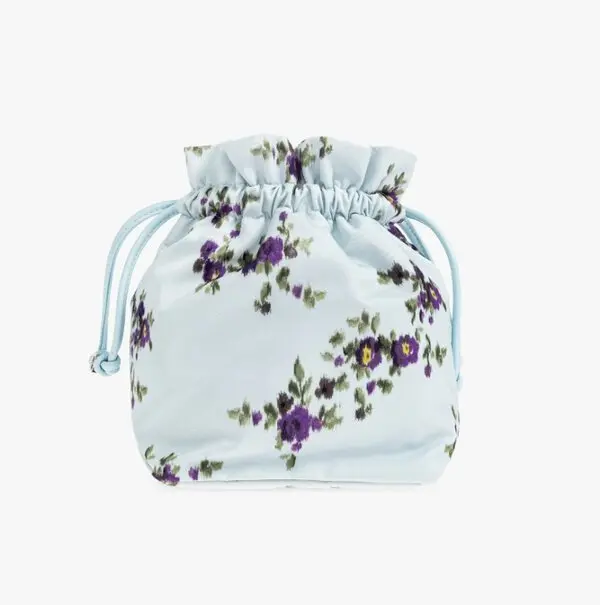 GANNI Printed Pouch - White