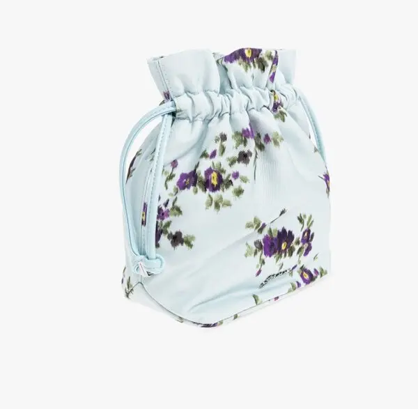 GANNI Printed Pouch - White