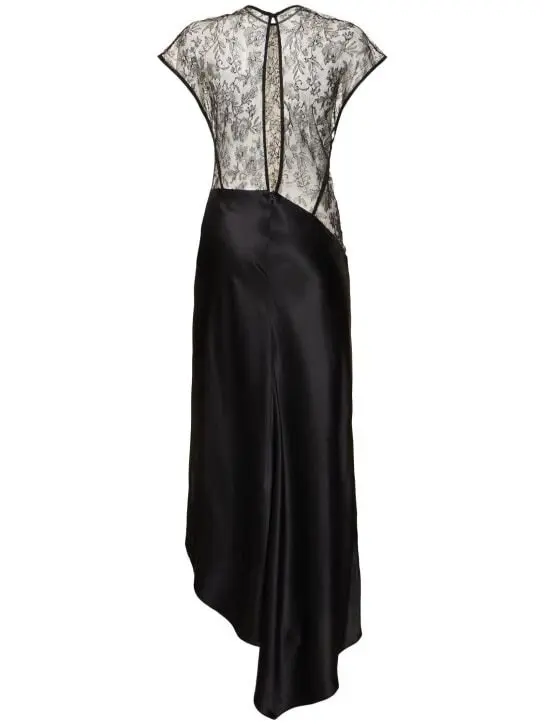 Tove Beline Lace Satin Long Dress