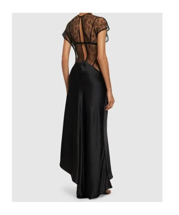 Tove Beline Lace Satin Long Dress