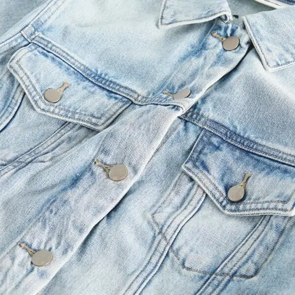 Fear Of God Cropped Denim Trucker Jacket