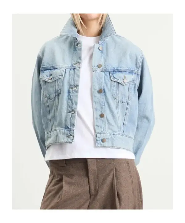 Fear Of God Cropped Denim Trucker Jacket