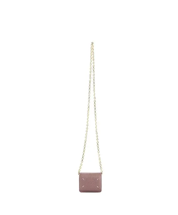 MAISON MARGIELA Four-stitch Leather Purse - Brown