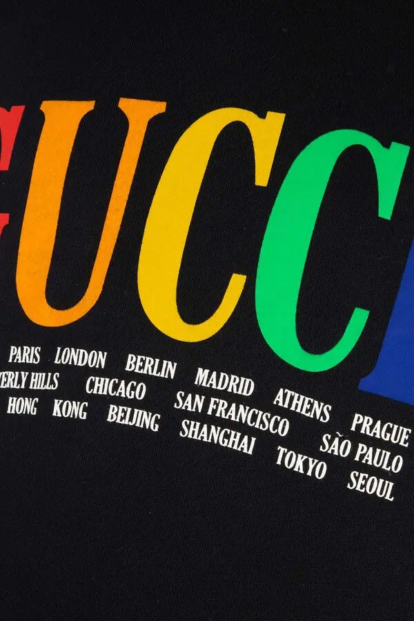 Gucci Cities Logo Hoodie