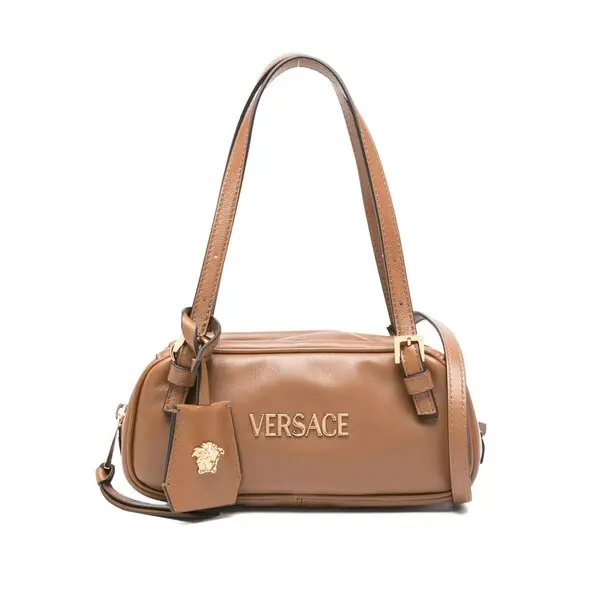 Versace Logo Plaque Top-handle Bag