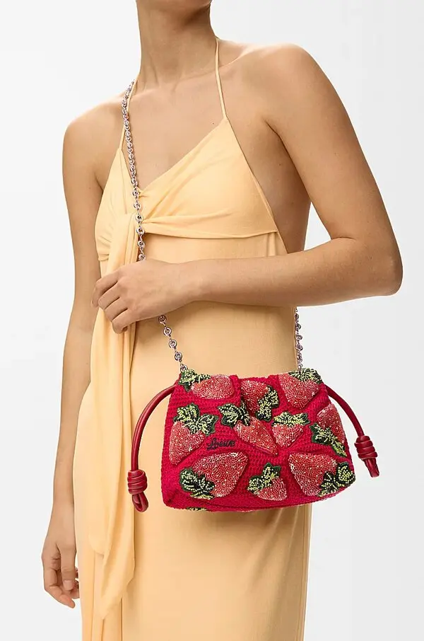 Loewe Beaded Crochet Handbag