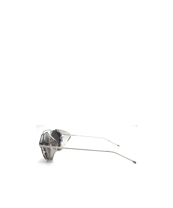 Thom Browne Round Frame Sunglasses With Side Shield Protection