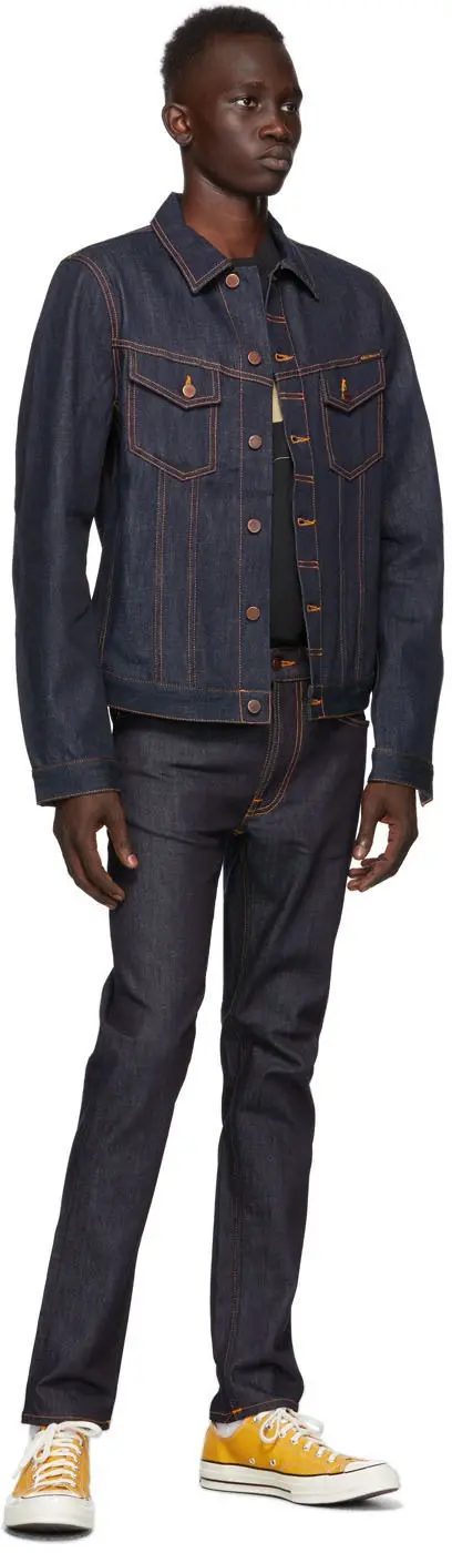 Nudie Jeans Lean Dean Low-rise Slim Jeans